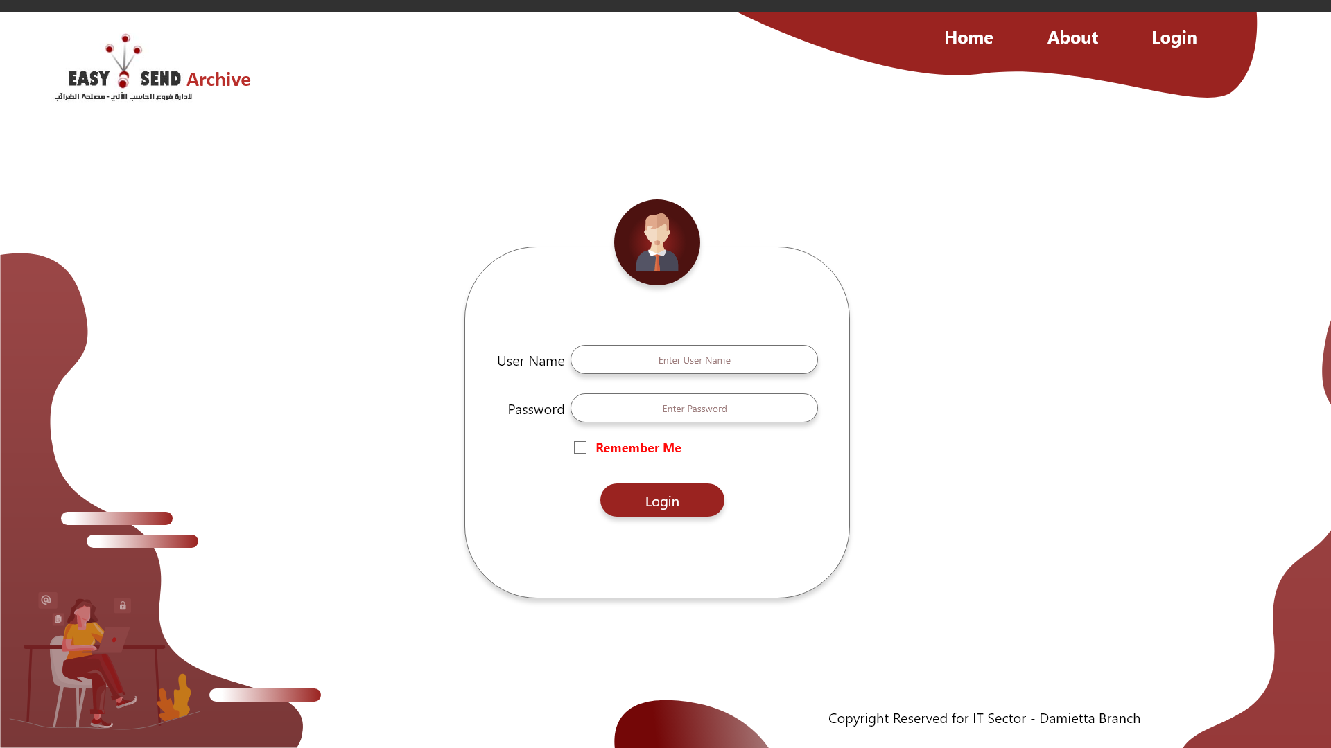 GitHub - Tamer-E-Amer/Easy-send-Archive: front end design HTML,CSS and little JS for Easy send ...