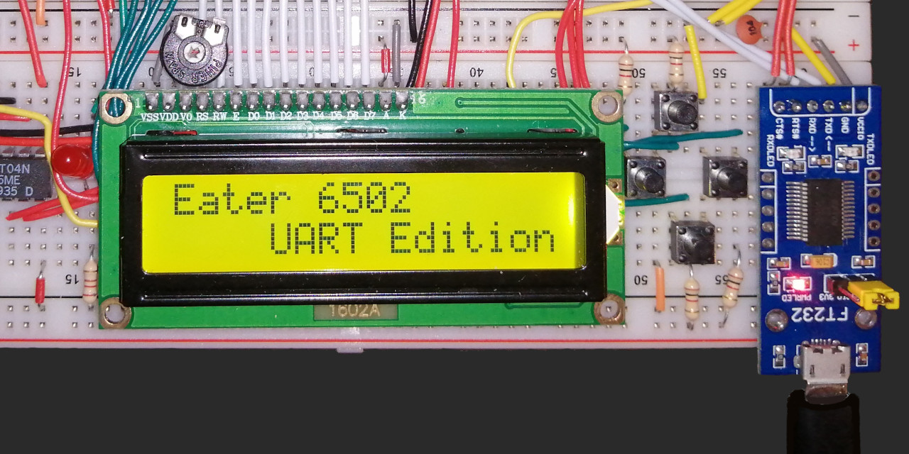 GitHub - vxgmichel/eater6502-uart-edition: An updated design for the ...