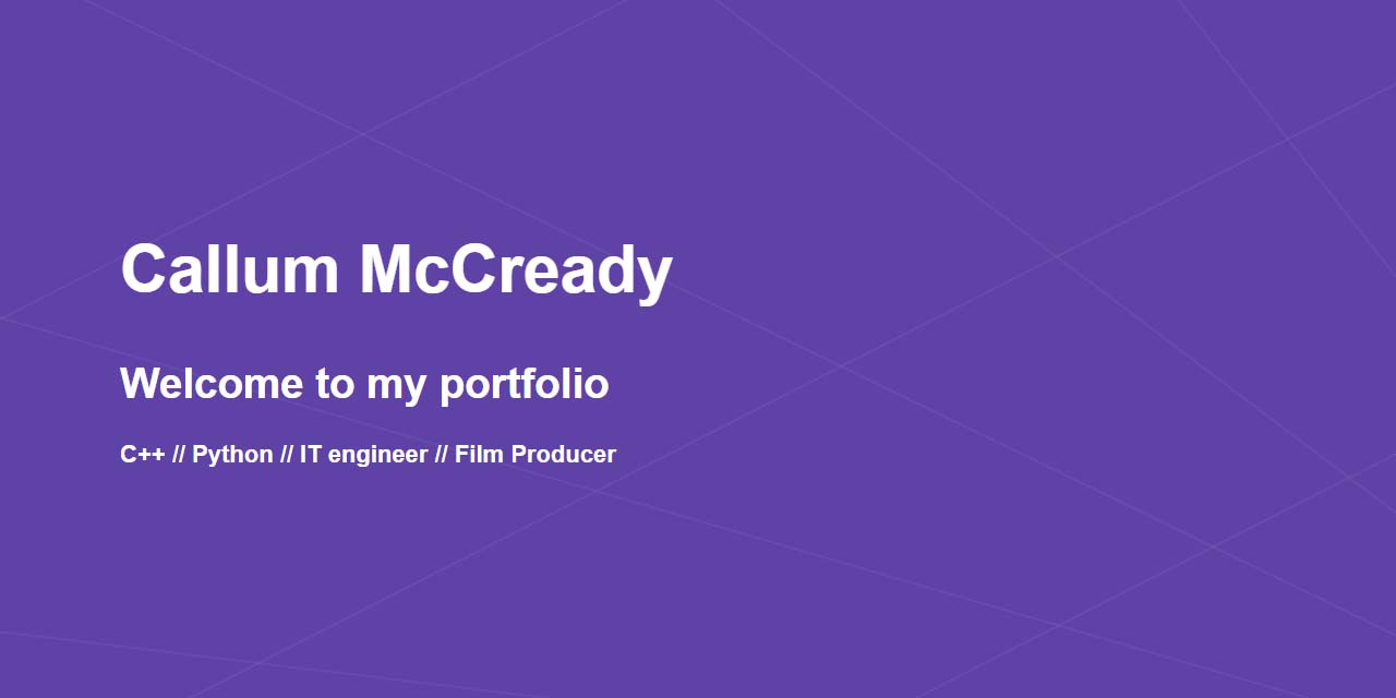 GitHub - callumMccready/callummccready.github.io