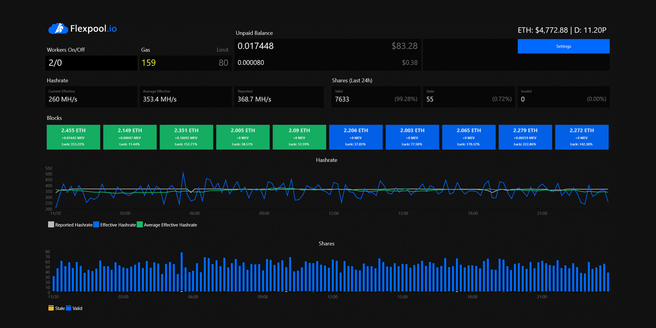 GitHub - ngiotta/flexpool-uwp: Unofficial Flexpool Mining App