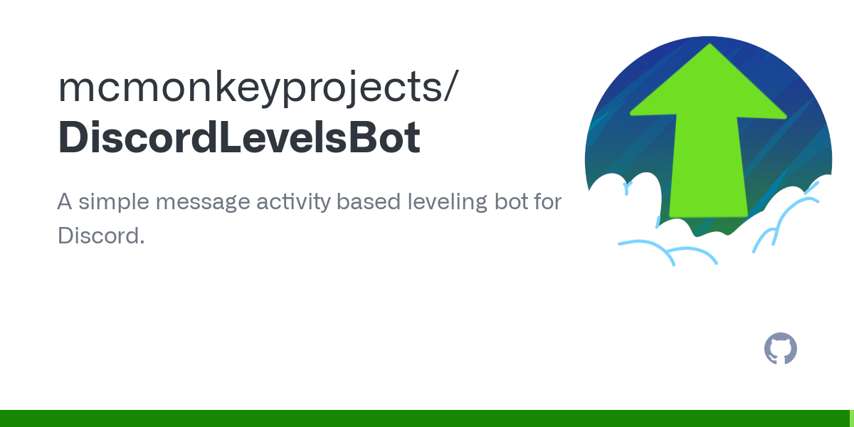 GitHub - mcmonkeyprojects/DiscordLevelsBot: A simple message activity ...