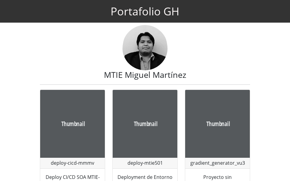 GitHub - djmai/portafolio_gh_vue3: Portafolio dinámico con proyectos de ...
