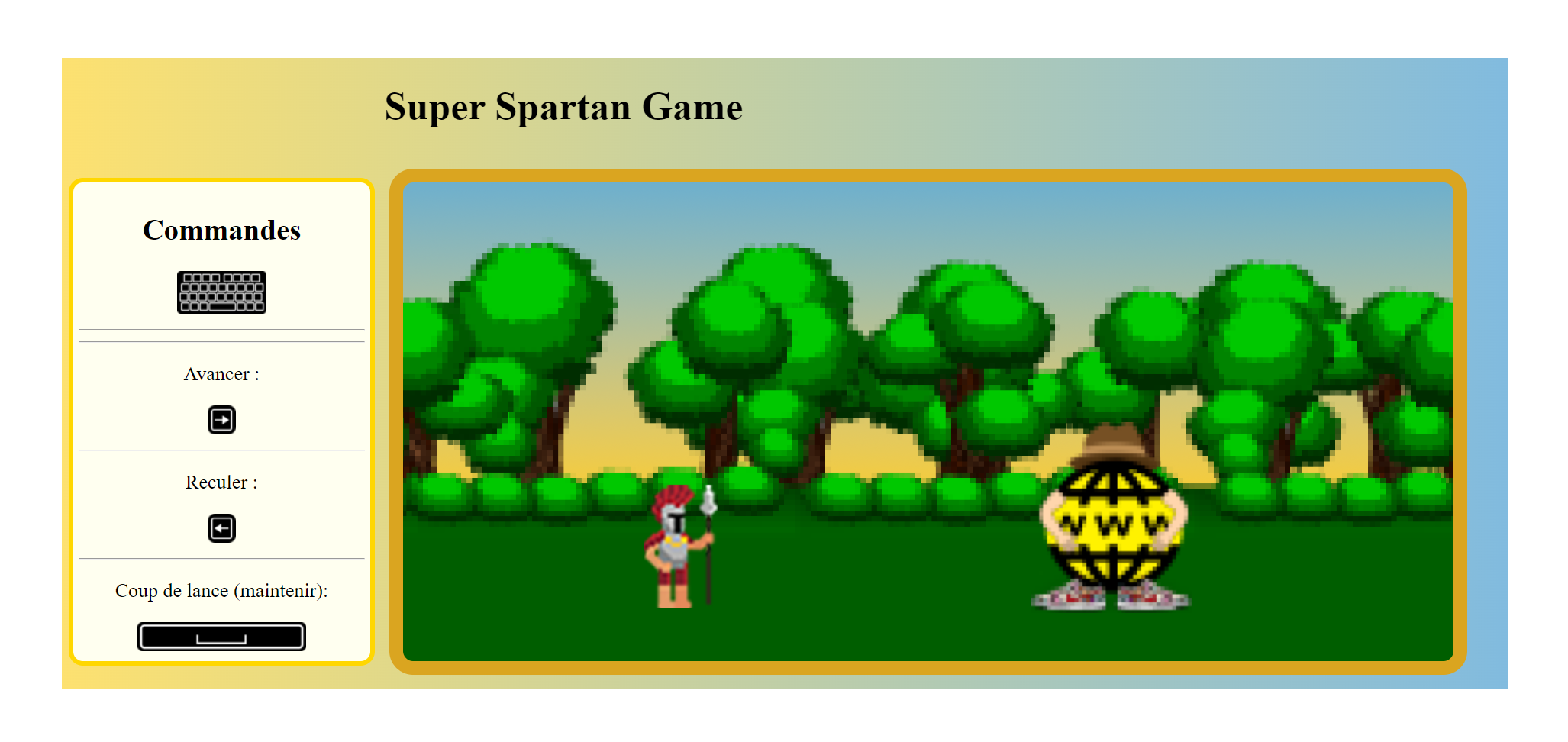 GitHub - LiesTDJ/super_spartan_game: My first JS games, with a Spartan character.