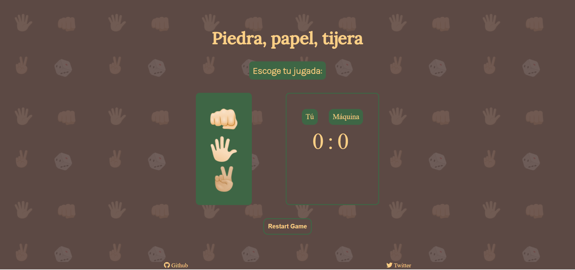 GitHub - SaraiTC/piedra-papel-tijeras: Proyecto de un juego de piedra, papel o tijeras con HTML ...