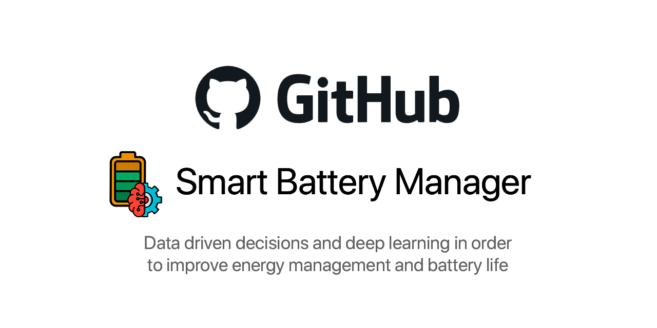GitHub - RikiSot/smart-battery-manager: My master's thesis! Data driven ...
