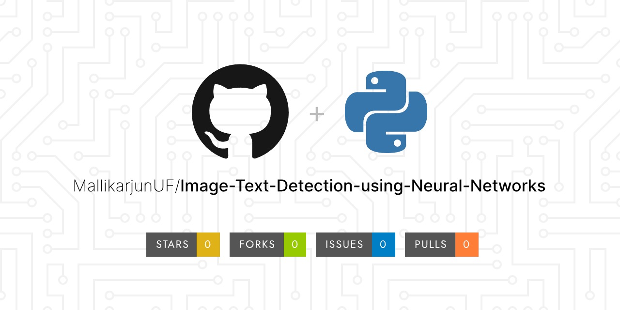 GitHub - 9darjun/Image-Text-Detection-using-Neural-Networks