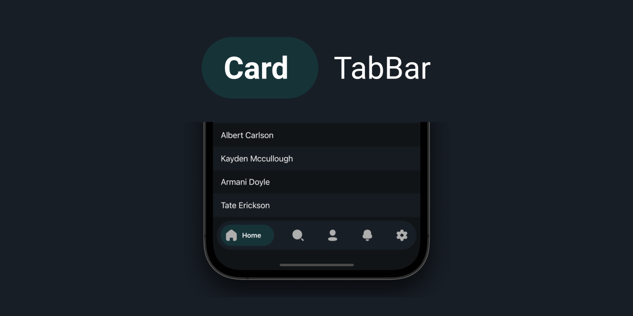 GitHub - yusadogru/CardTabBar: This library is for adding animation to iOS tabbar items, which ...
