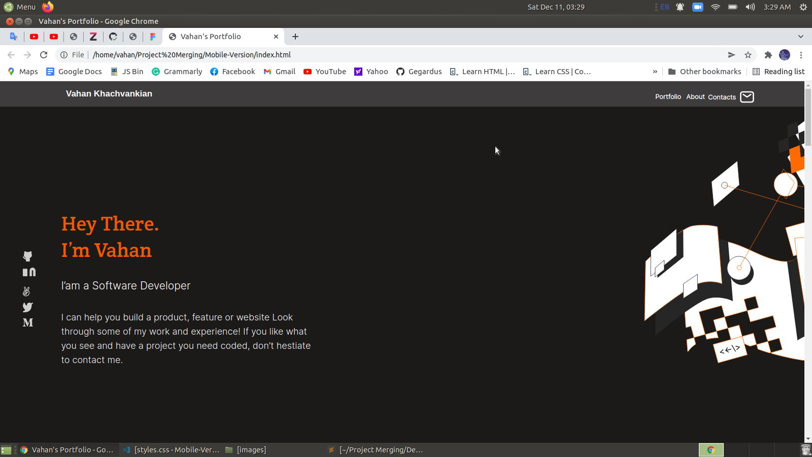GitHub - Gegardus/My-Portfolio: My portfolio website to showcase my ...