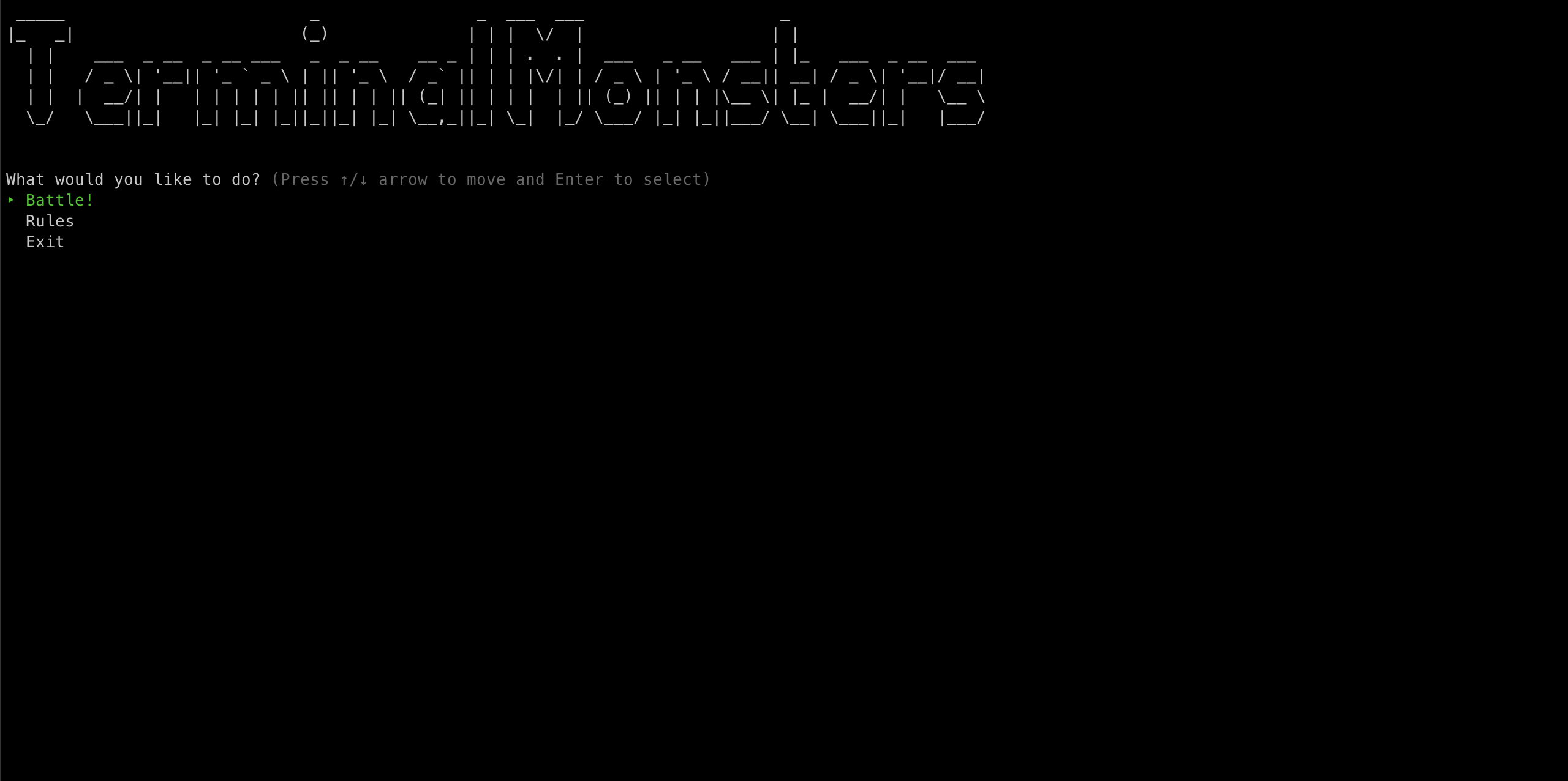 GitHub - iamcrjones/Terminal-Monsters: My Ruby terminal application for ...