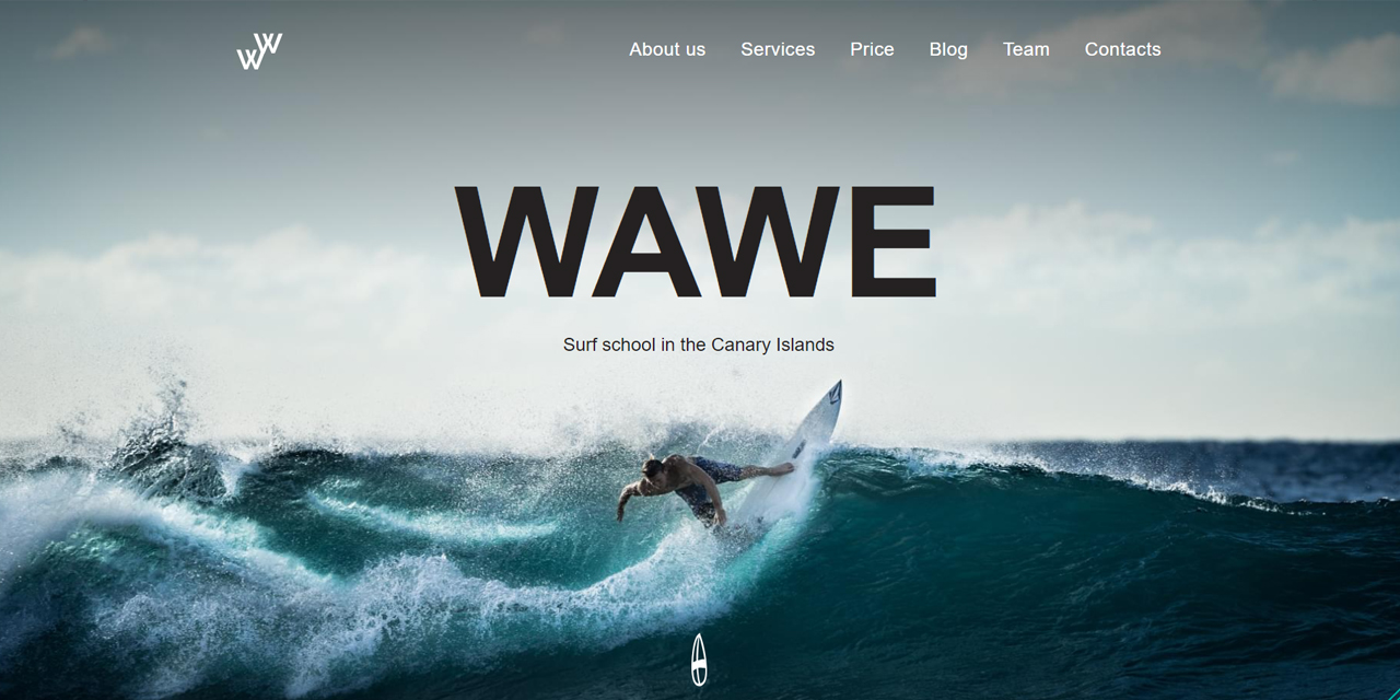 GitHub - ftrixy/landing_Wave