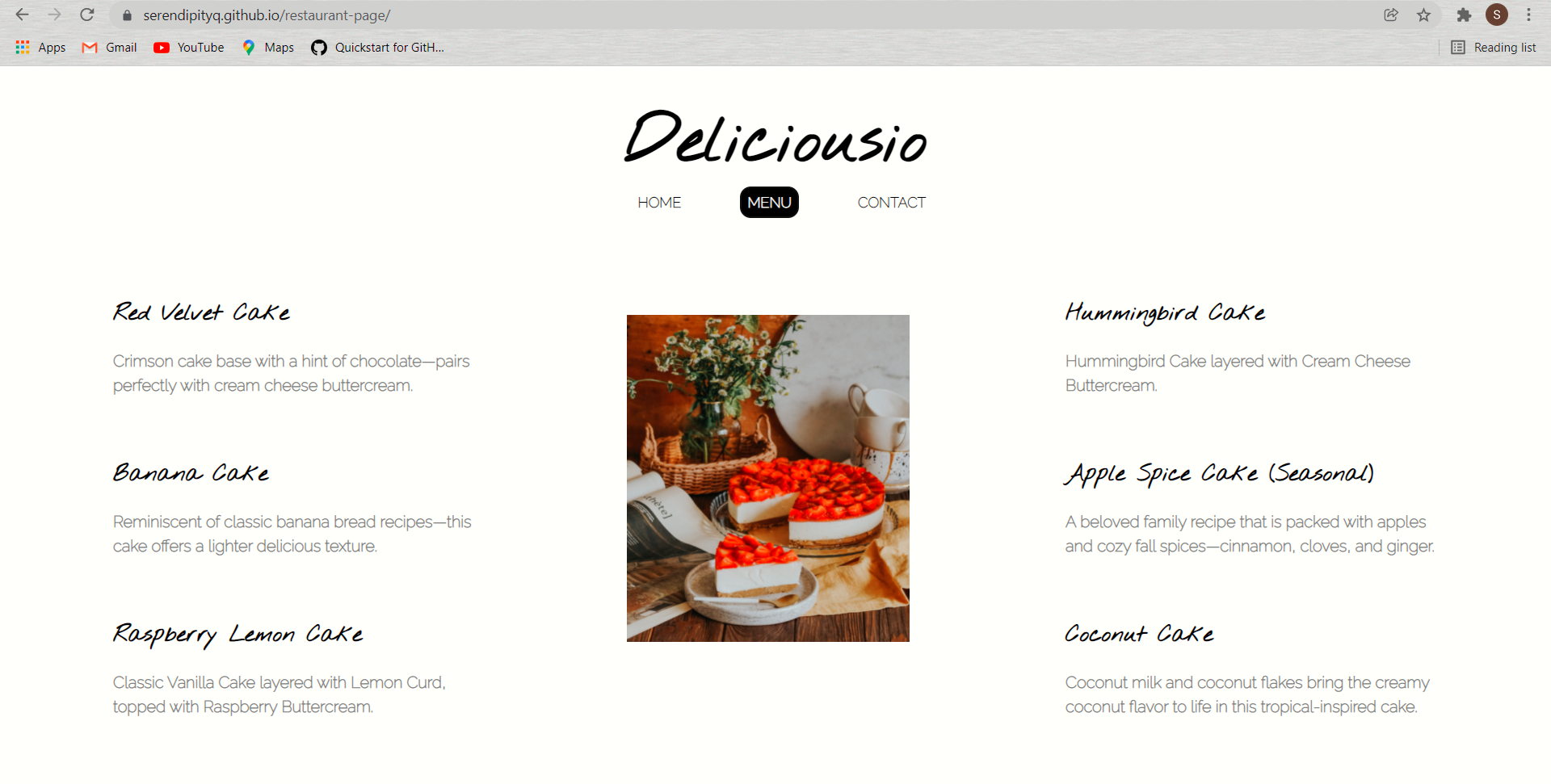 GitHub - SerendipityQ/restaurant-page: A restaurant page using Webpack ...