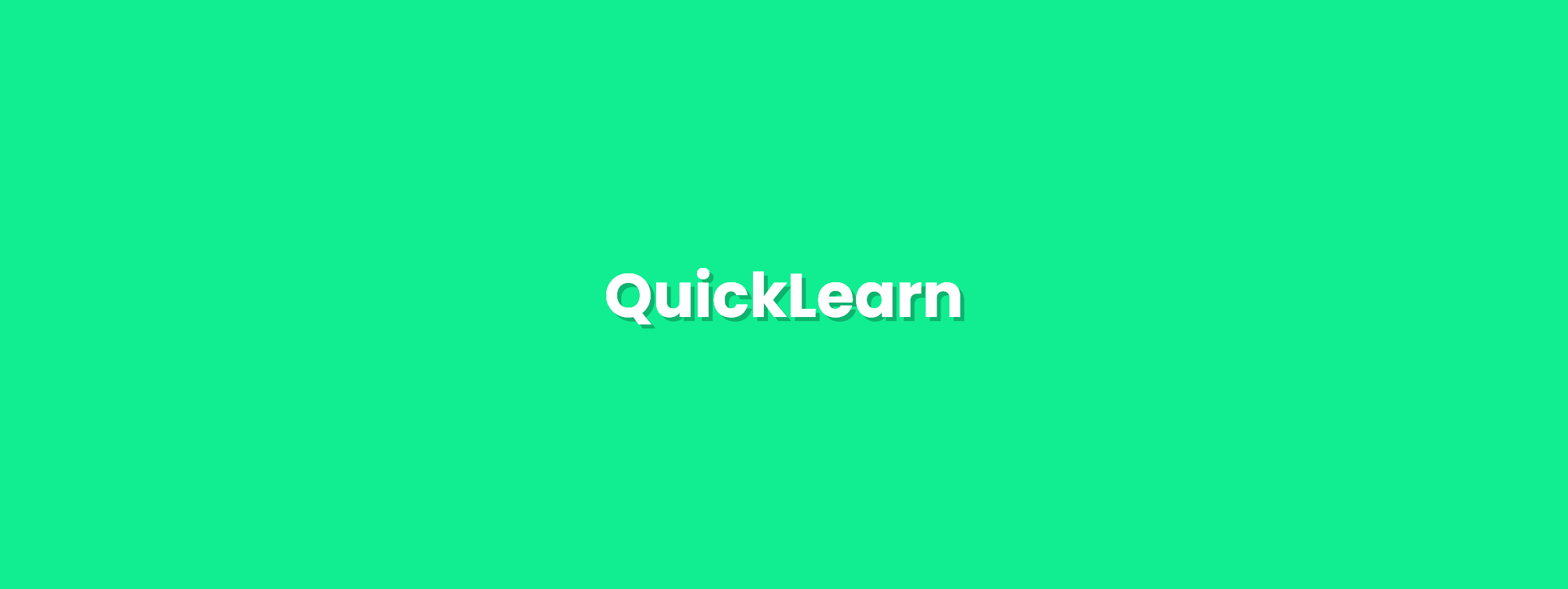 GitHub - reklite/quicklearn: Projet d'IHM - M1 TI - 2021 UPPA - QuickLearn - Montulet Raphaël
