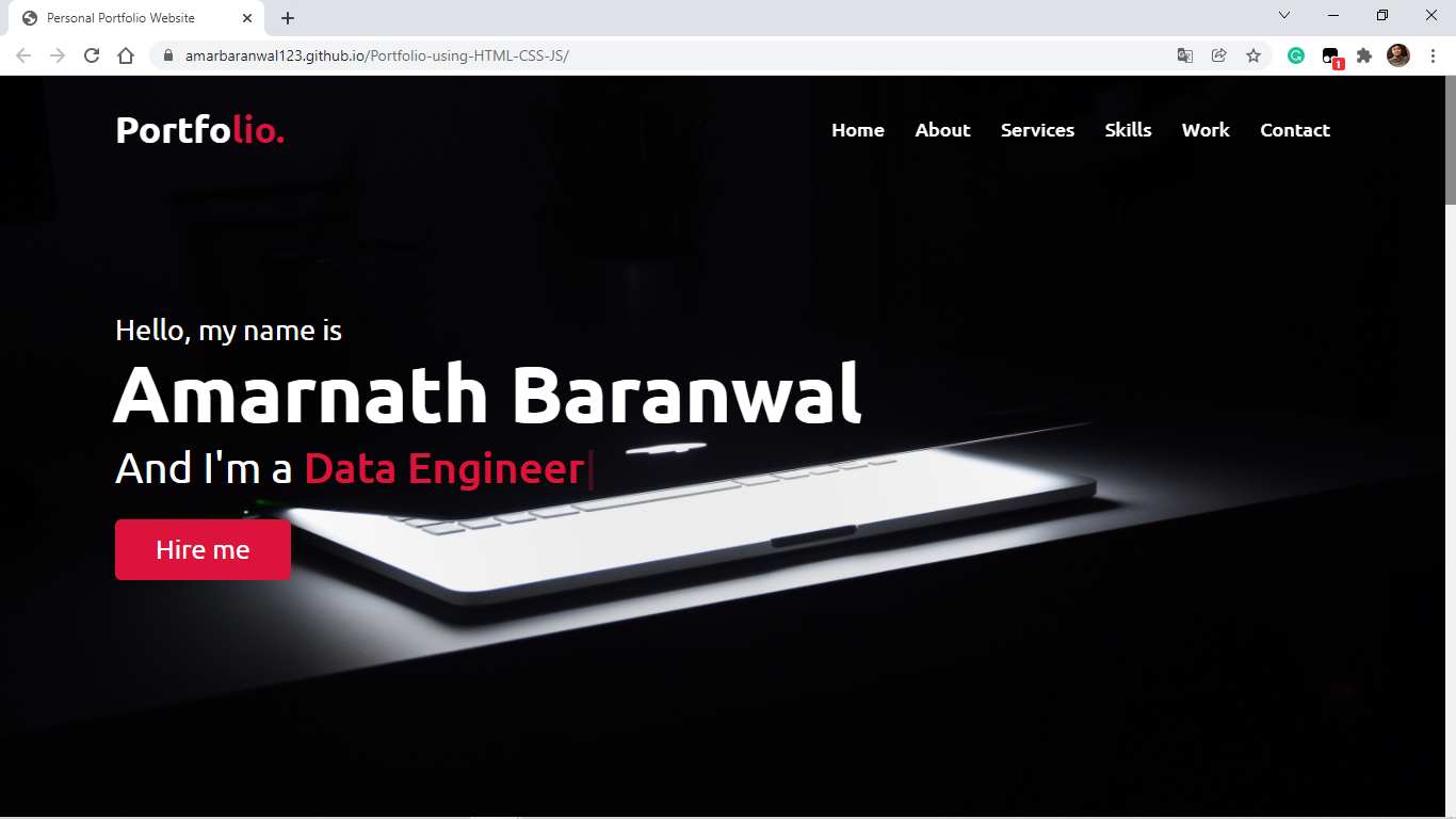 GitHub - amarbaranwal123/Portfolio-using-HTML-CSS-JS