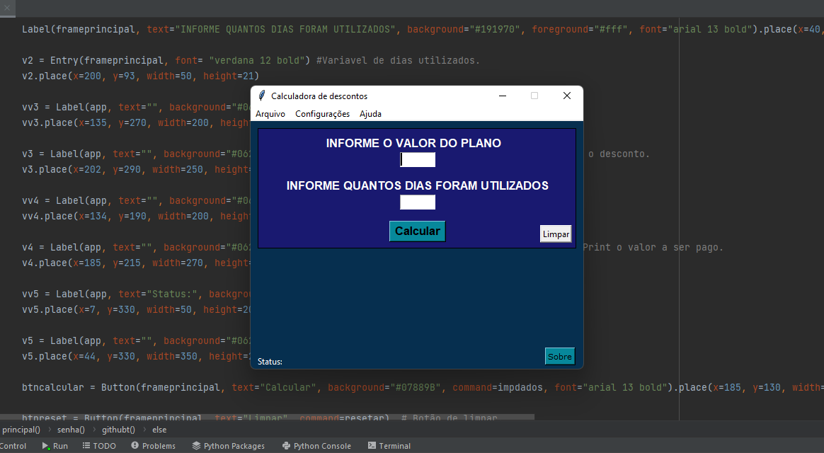GitHub - paulo-hj/Calculadora-de-descontos_InterfaceGrafica: Calcular descontos de um plano ...