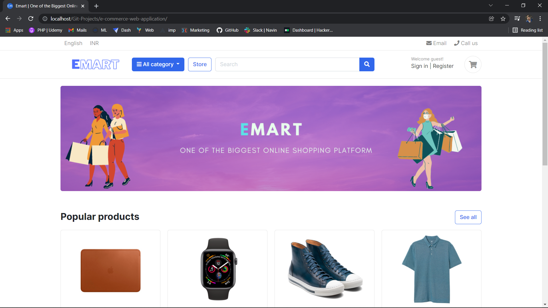 GitHub - projecto-in/simple-e-commerce-web-application