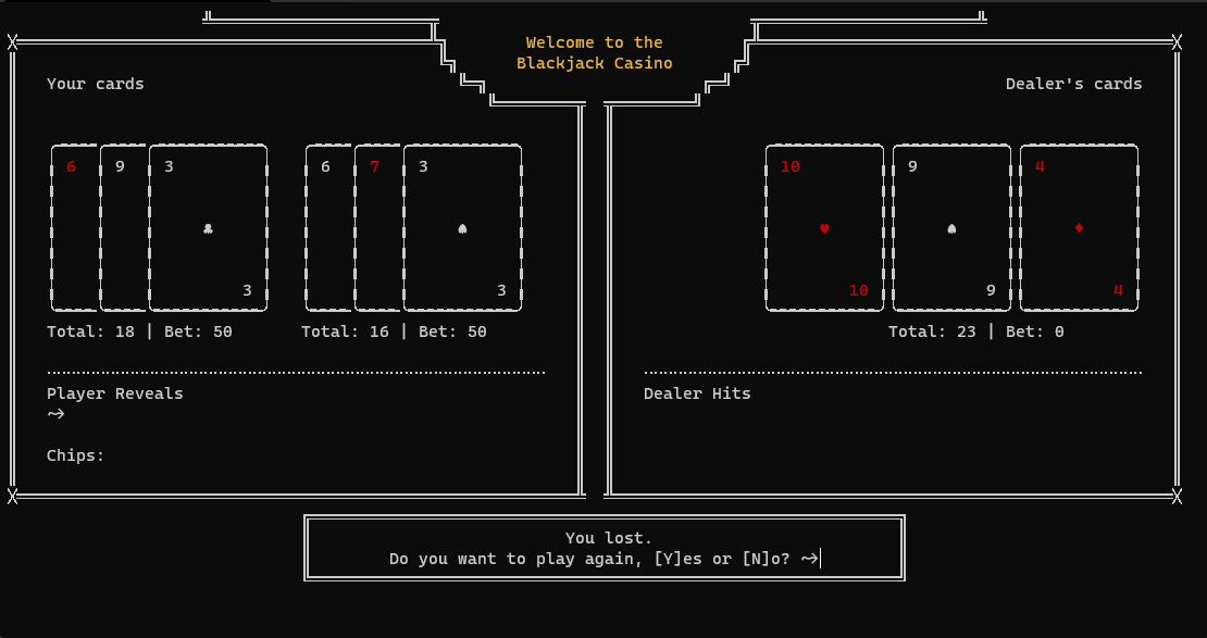 GitHub - sabihoshi/Blackjack