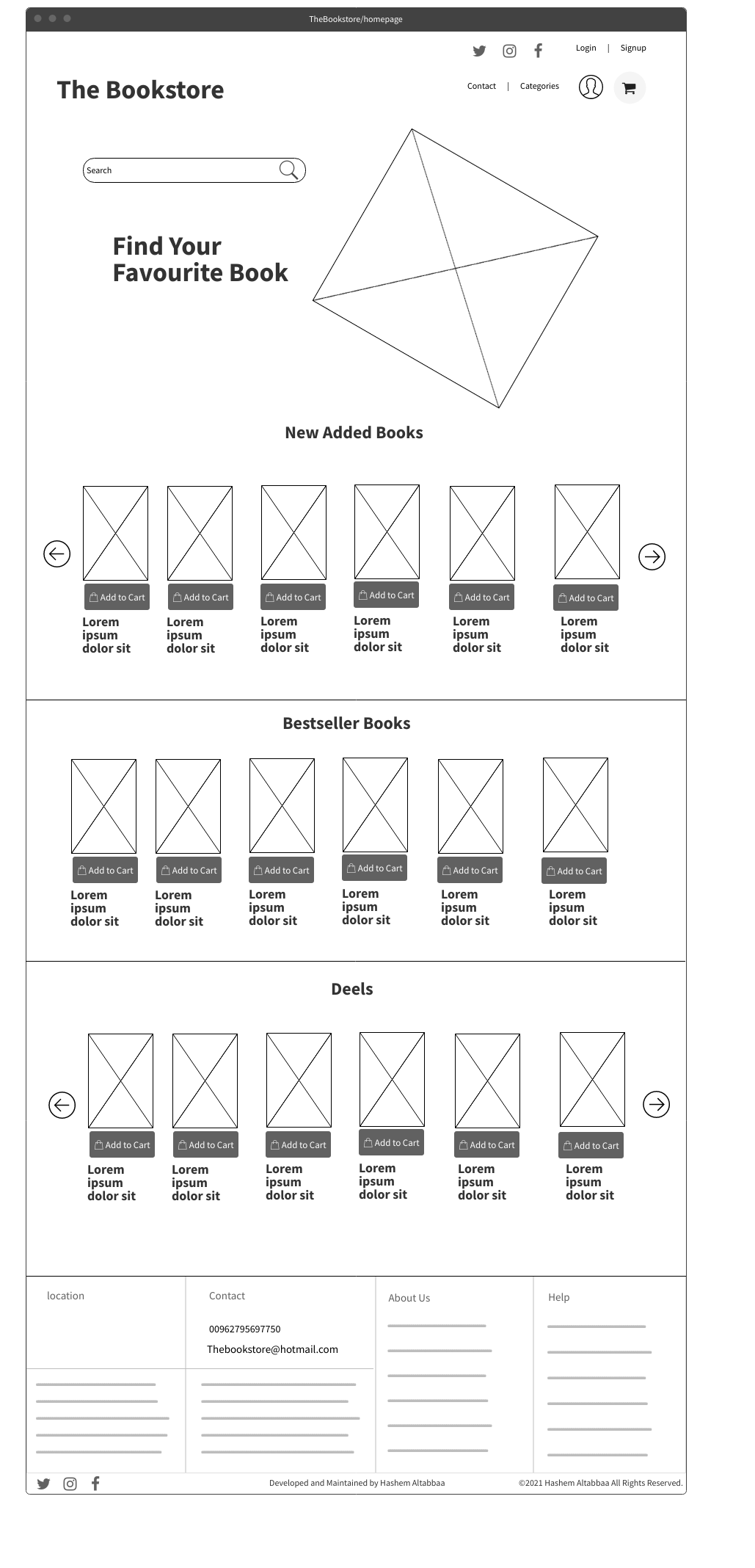 GitHub - Hashem-Tabbaa/The-Bookstore-2021
