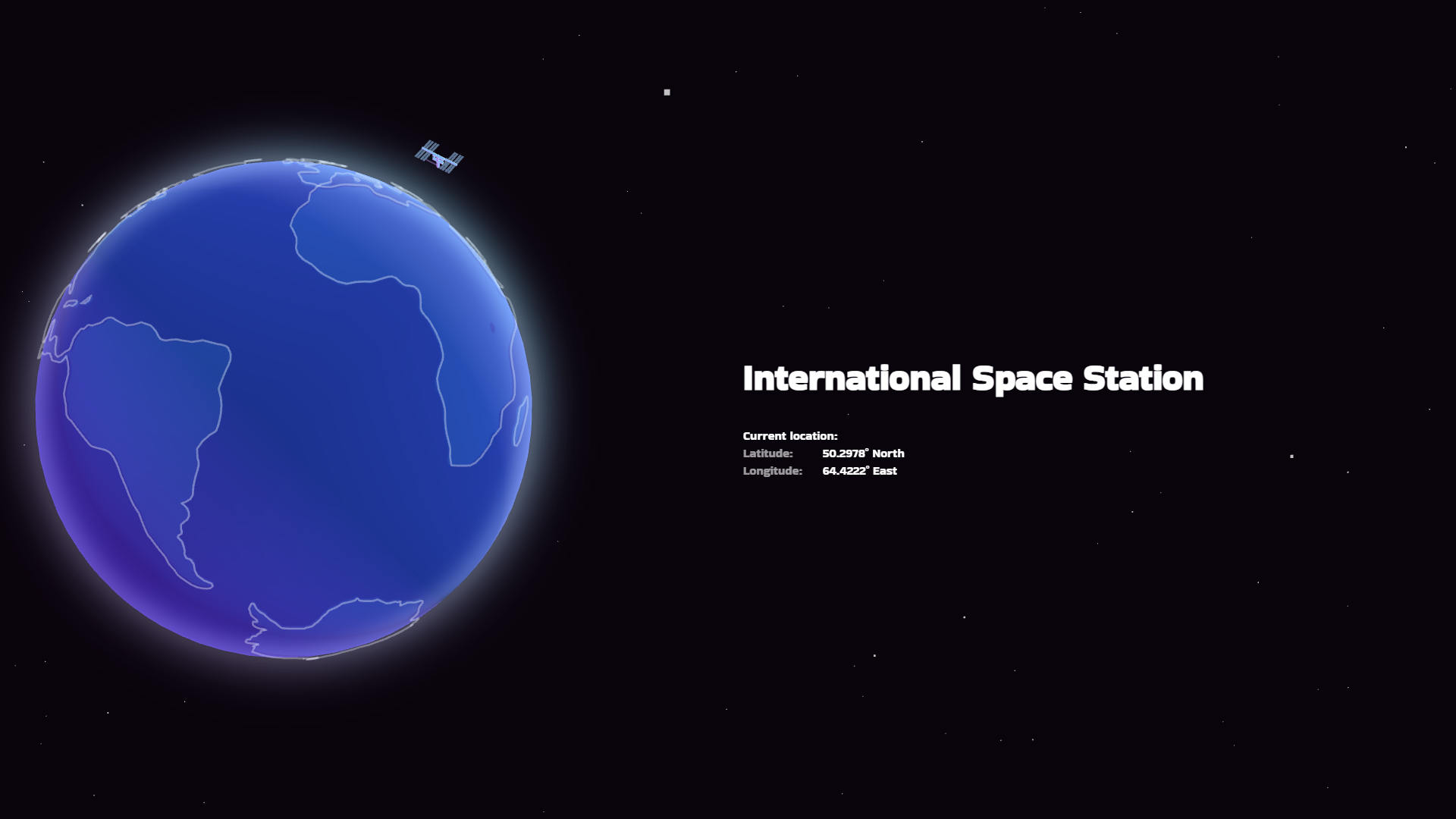GitHub - saadbruno/iss-tracker: A real time interactive 3D ISS tracker
