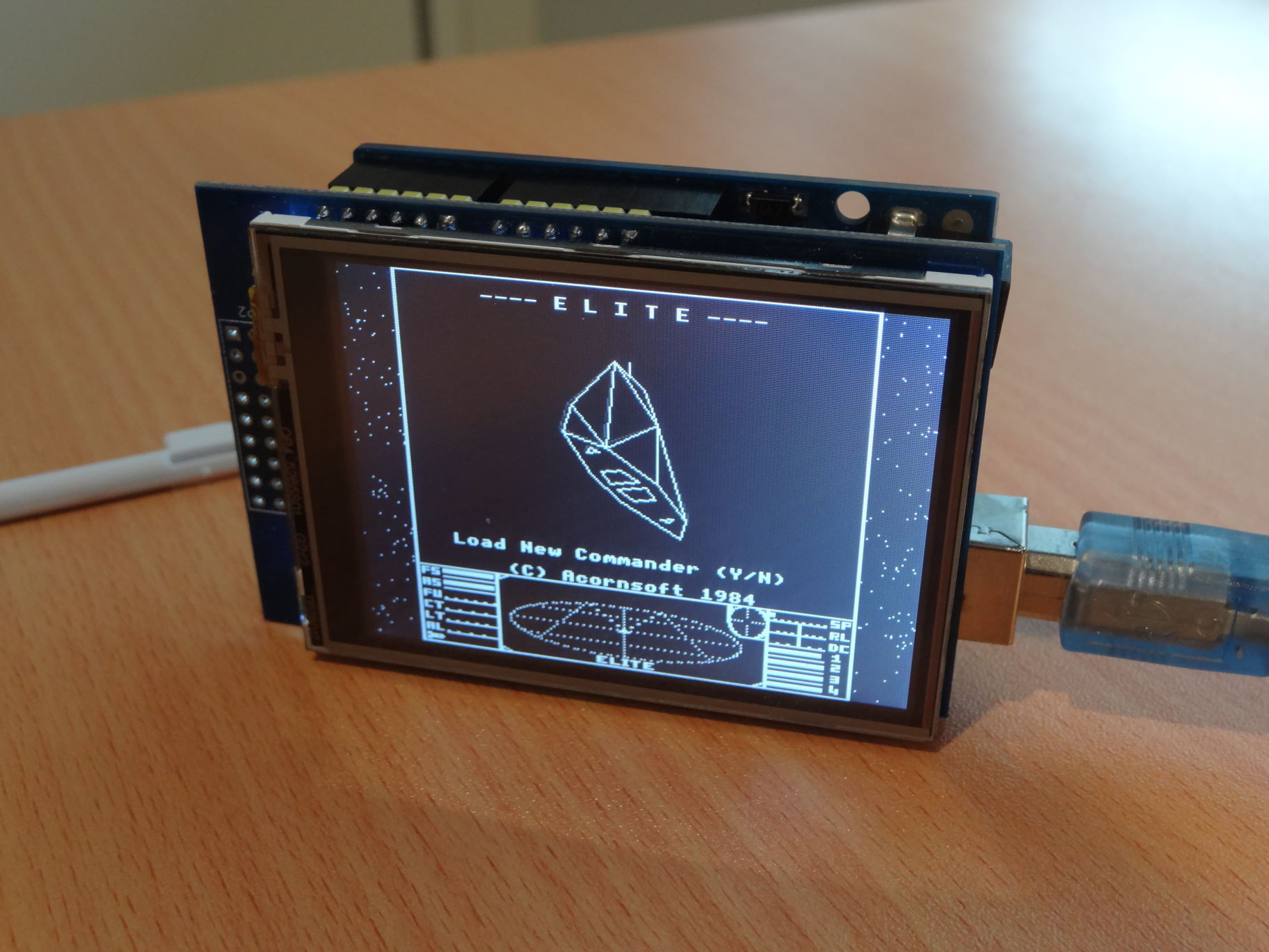 GitHub - funnypolynomial/ElitePetite: A small tribute to the 80's game Elite. An Arduino+LCD ...