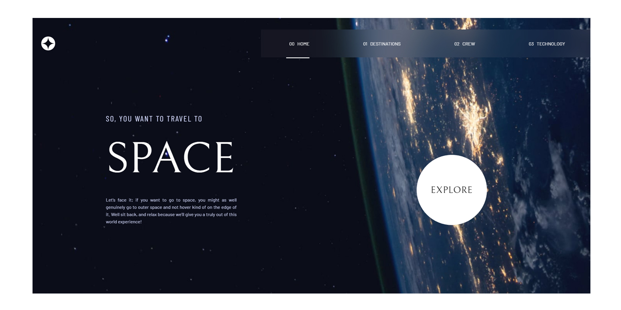 Github Frankiiize Space React Space Tourism Multi Page Website