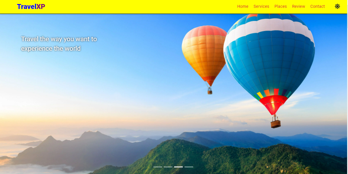 GitHub - GANESANGIDON/TravelXP: Single Page Travel Website