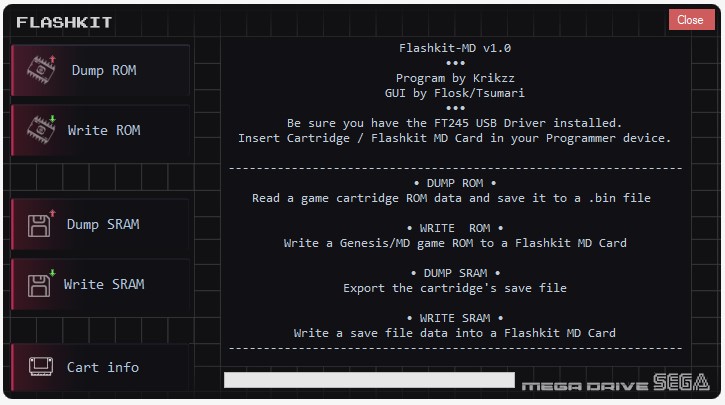 GitHub - Flicksie/flashkit-md: Megadrive ROM Dumper/Writer