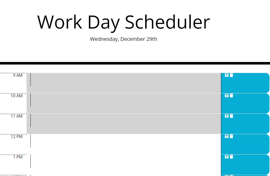 GitHub - Rfields03/Daily-Work-Planner: Third-Party APIs Challenge: Work Day Scheduler