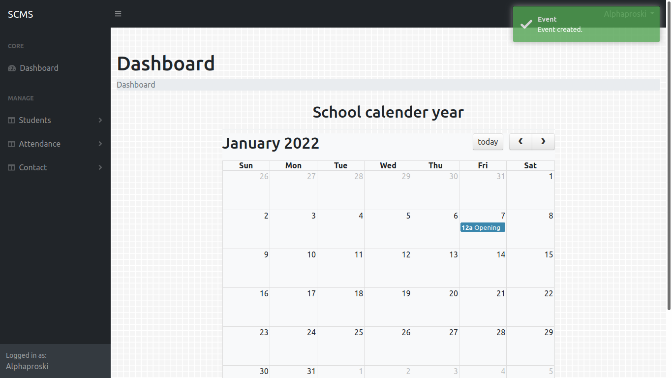 GitHub - Samnjor-alpha/SCMS: school management system