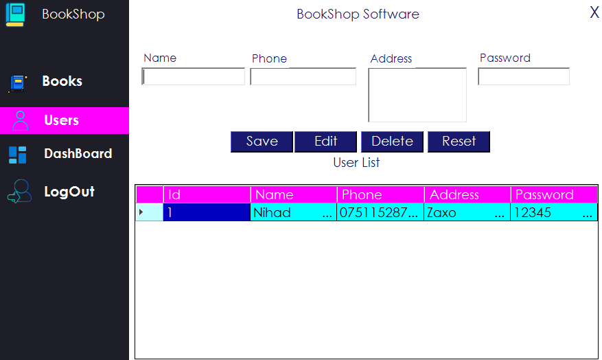 GitHub - NihadYounis/BookShopSoftware: BookShopSoftware :In this ...