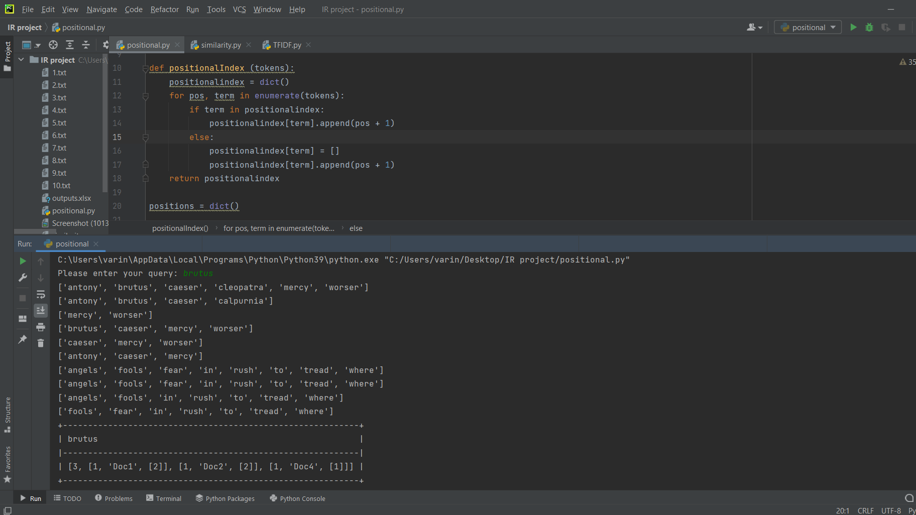 GitHub Varino alfried Infromation Retrieval Project Python This Code 