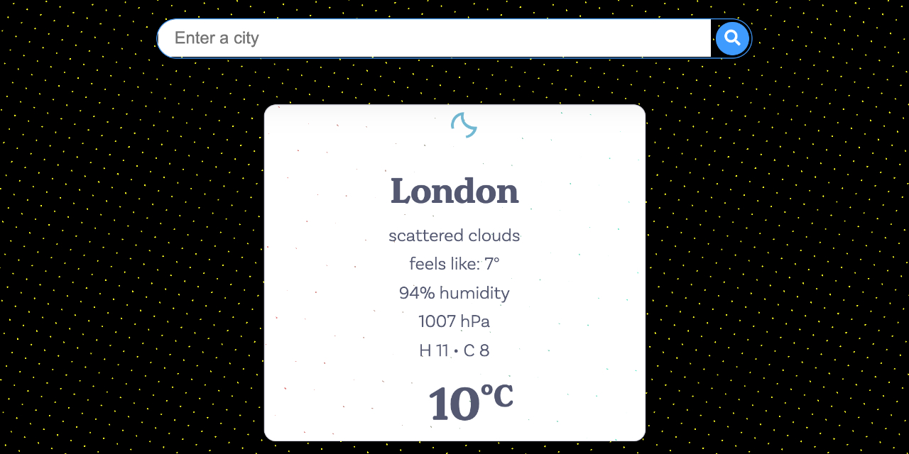 GitHub - Earth-Hominid/Weather-App: Vanilla JavaScript weather app utilizing the Open Weather ...