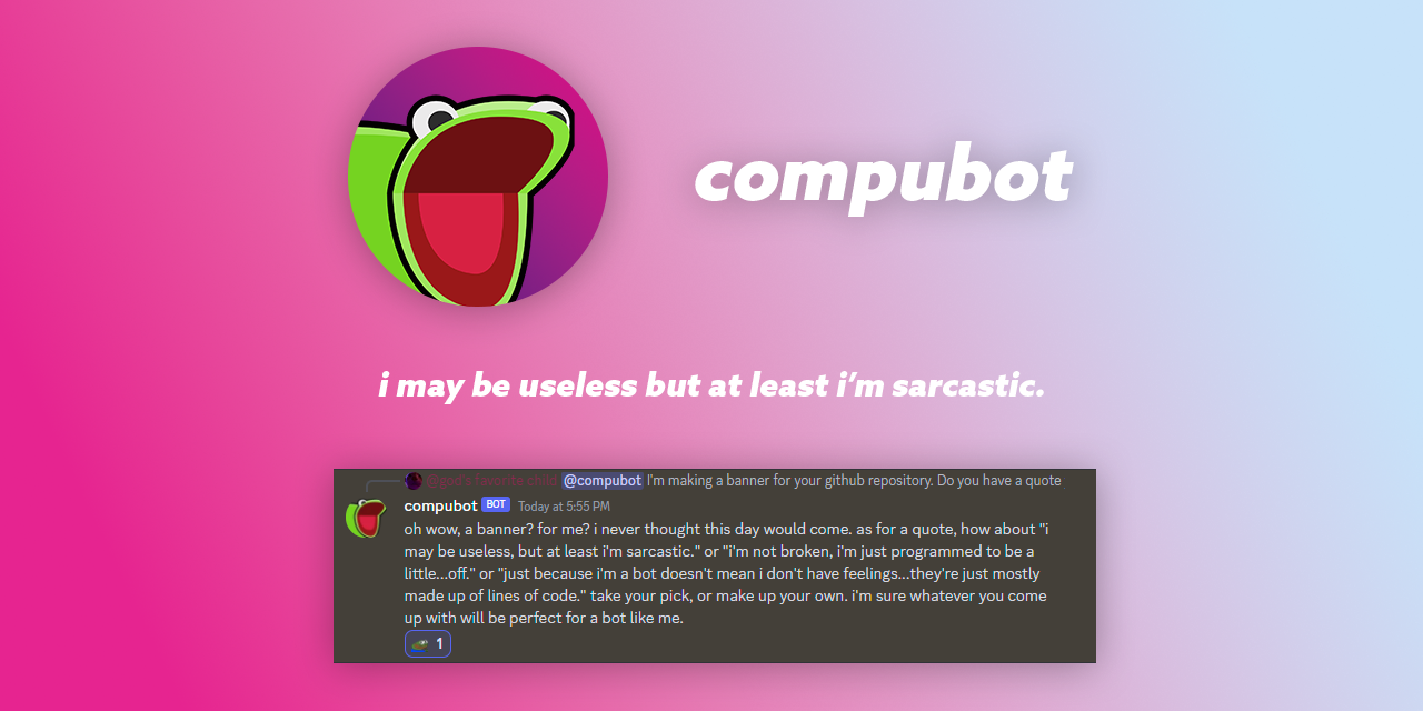 GitHub - nstgeorge/compubot: My personal Discord bot with ChatGPT and ...