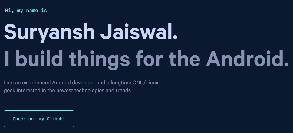 GitHub - kaeruluz/suryansh.tech