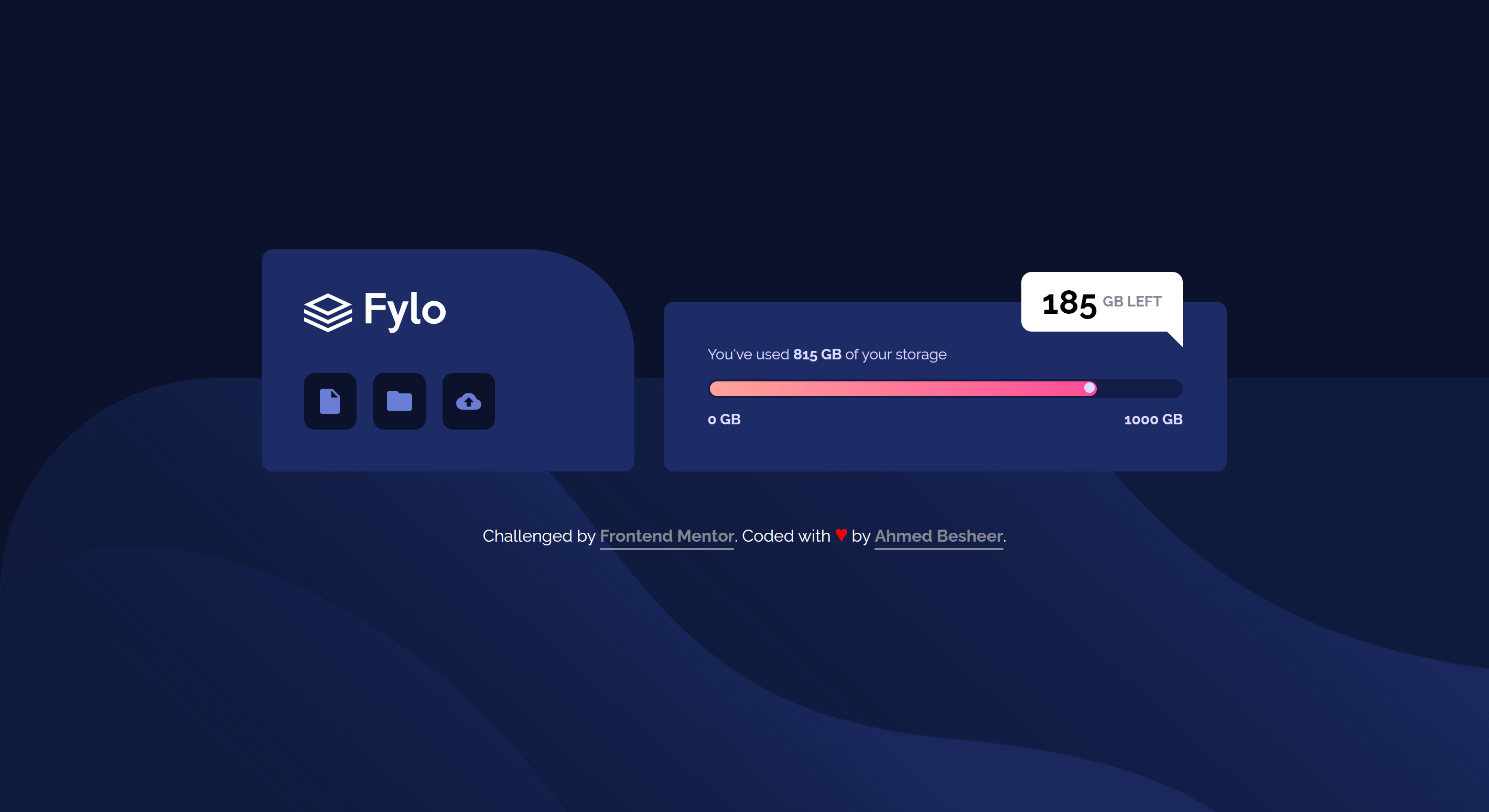 GitHub - ahmedbesheer/Fylo-data-storage-component: Frontend Mentor Challange