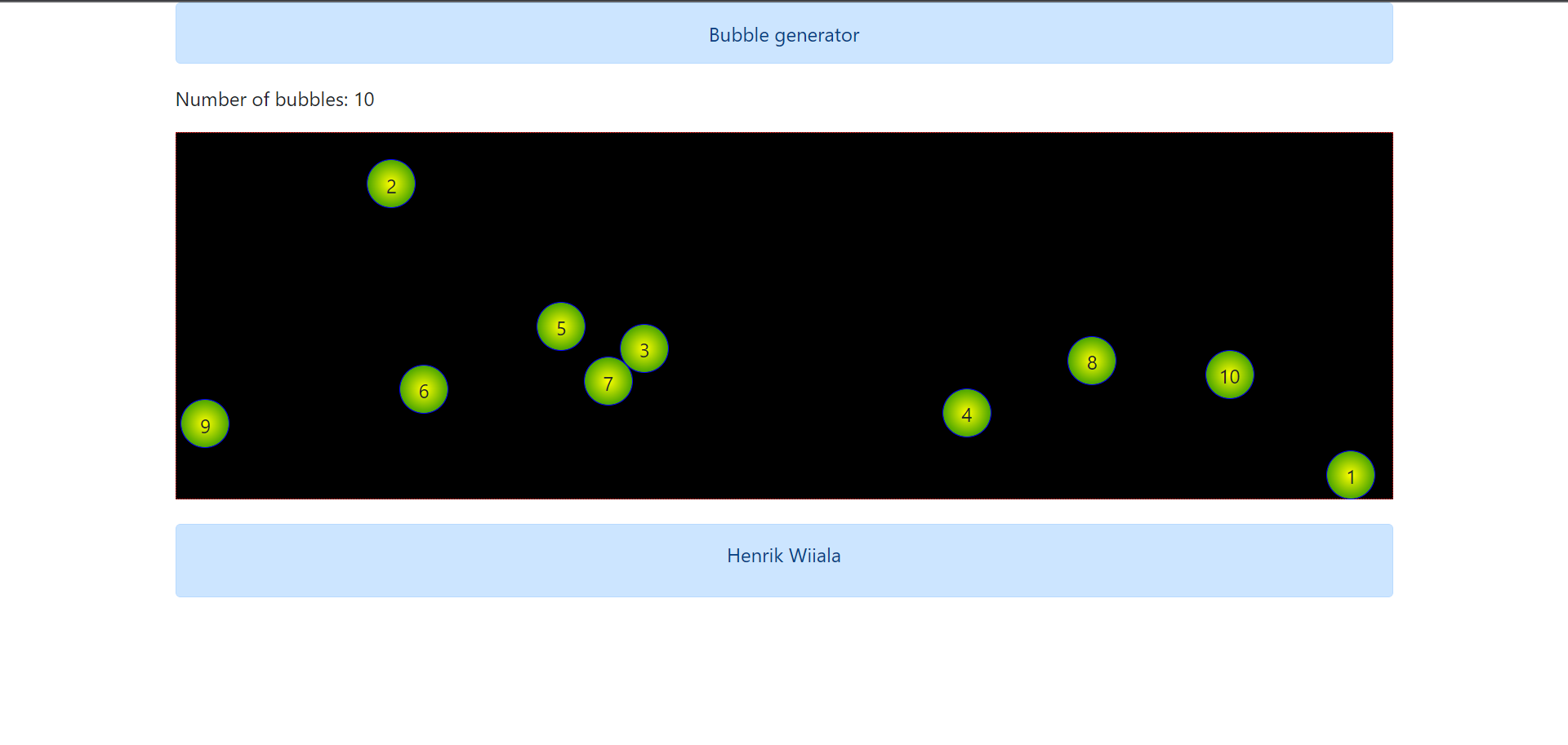 GitHub - HenrikWiiala/BubbleGenerator: A simulation where bubbles are ...