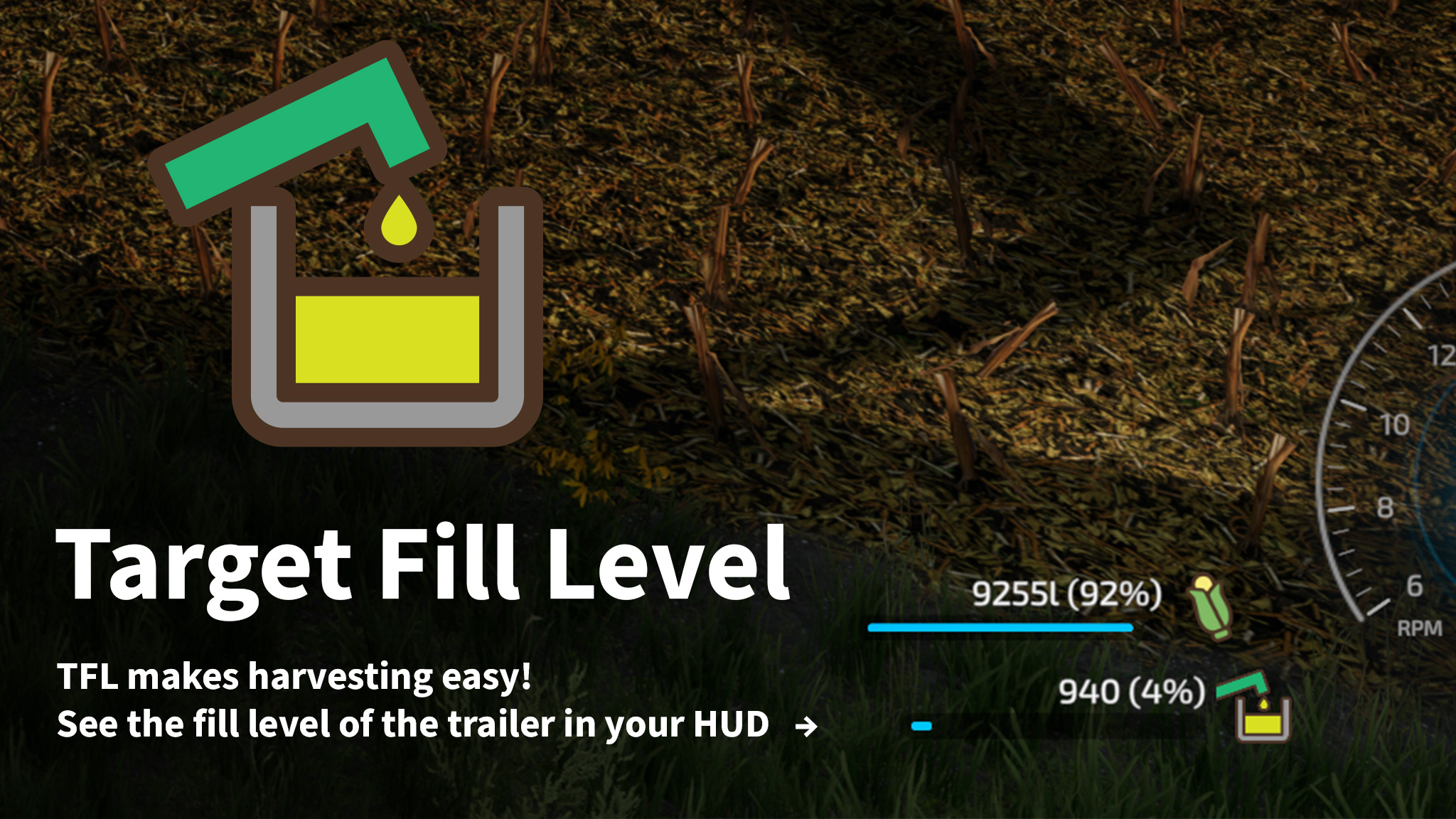 GitHub - VertexDezign/TargetFillLevel: Farming Simulator Mod to show ...