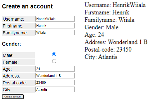 GitHub - HenrikWiiala/AccountCreation: A "simple" HTML5 account ...