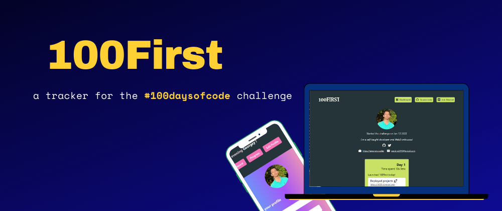 GitHub - GeoBrodas/100first: 100first is a web application intended to ...
