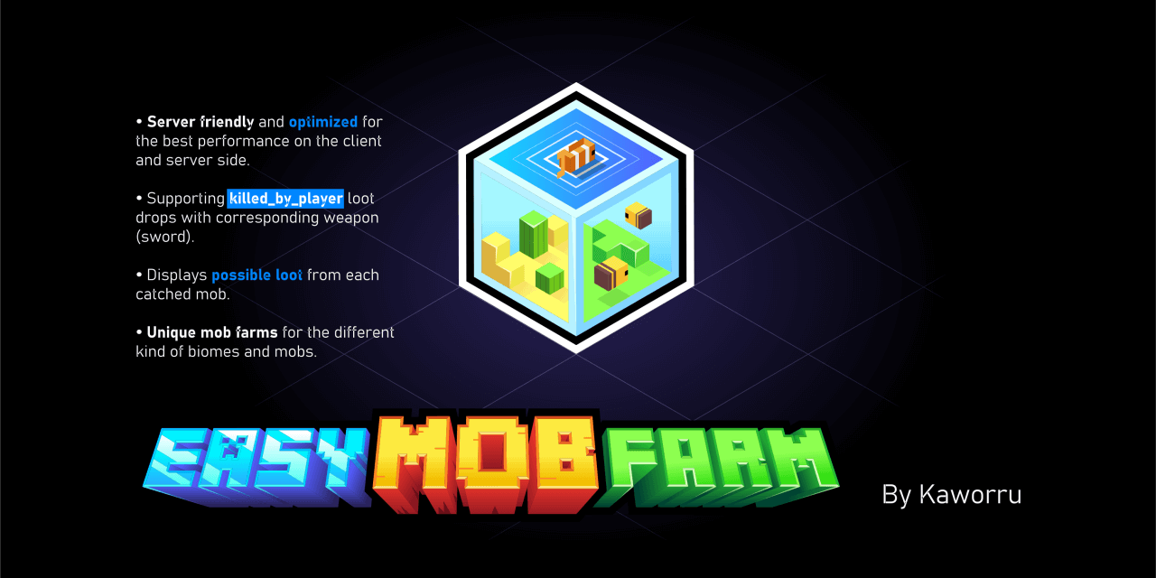 GitHub - MarkusBordihn/BOs-Easy-Mob-Farm: The easy mob farm is a server ...