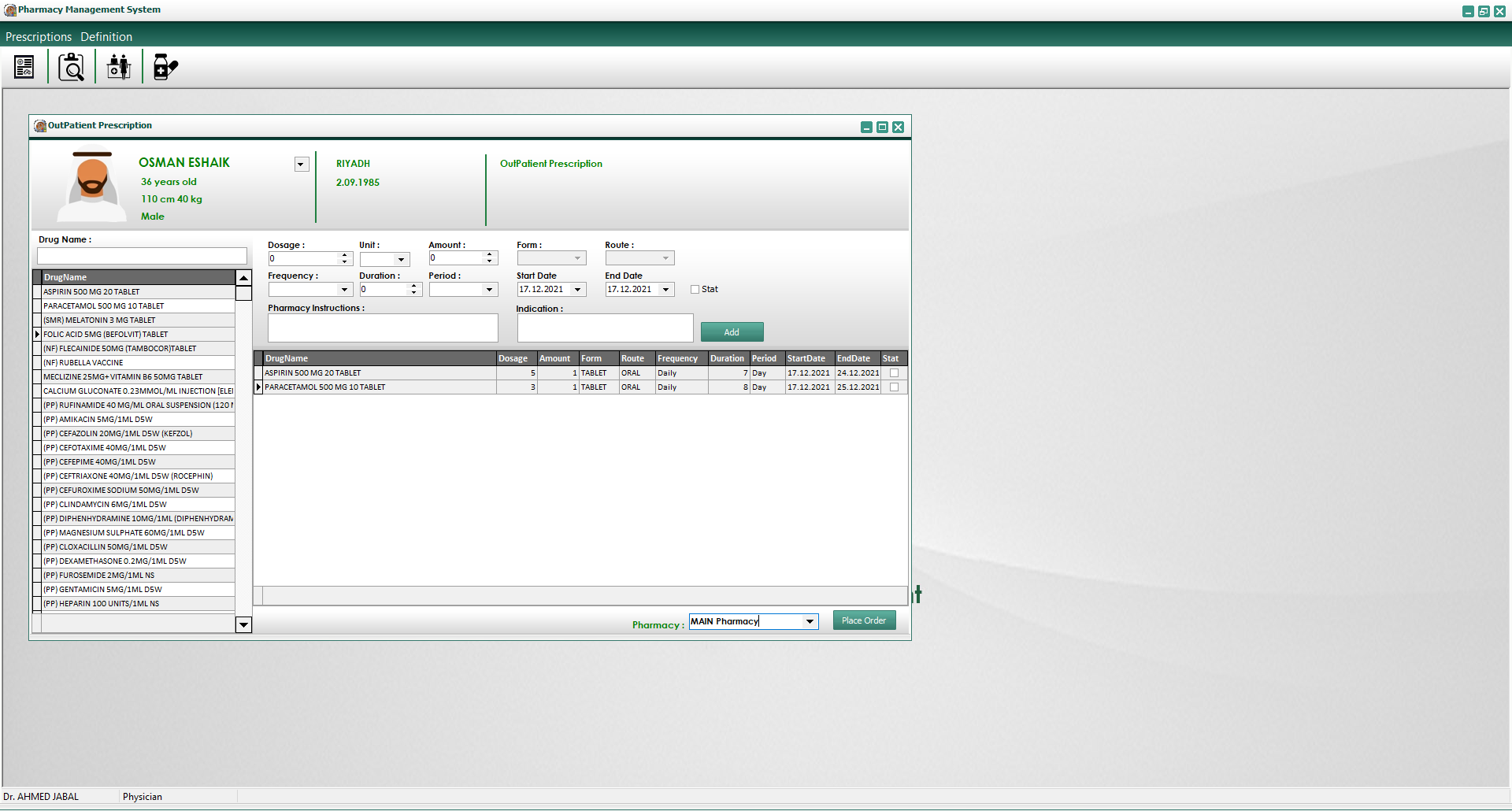 GitHub - oocakoglu/MPharma: Hospital Pharmacy Management System