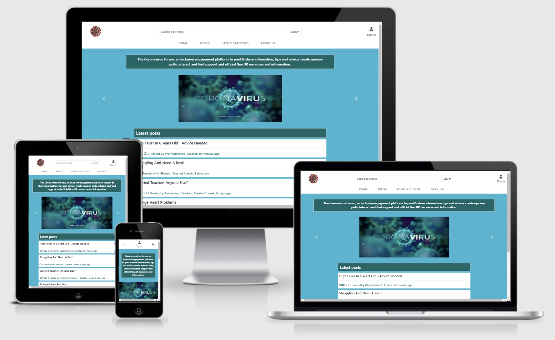 GitHub - ccarabine/coronavirusforum