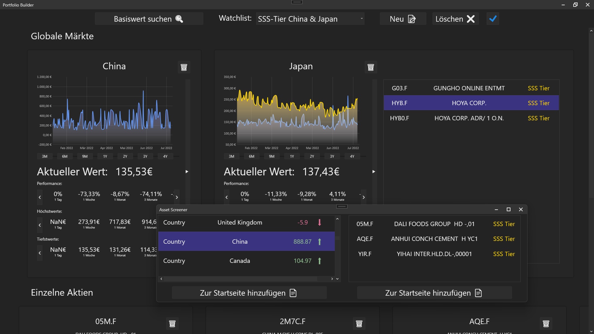 GitHub - schilderf/Stock_Market_Portfolio_Builder: WPF app to compare stocks and markets to ...