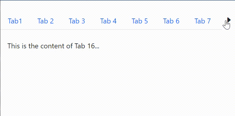 Scrollable tab GitHub Topics GitHub