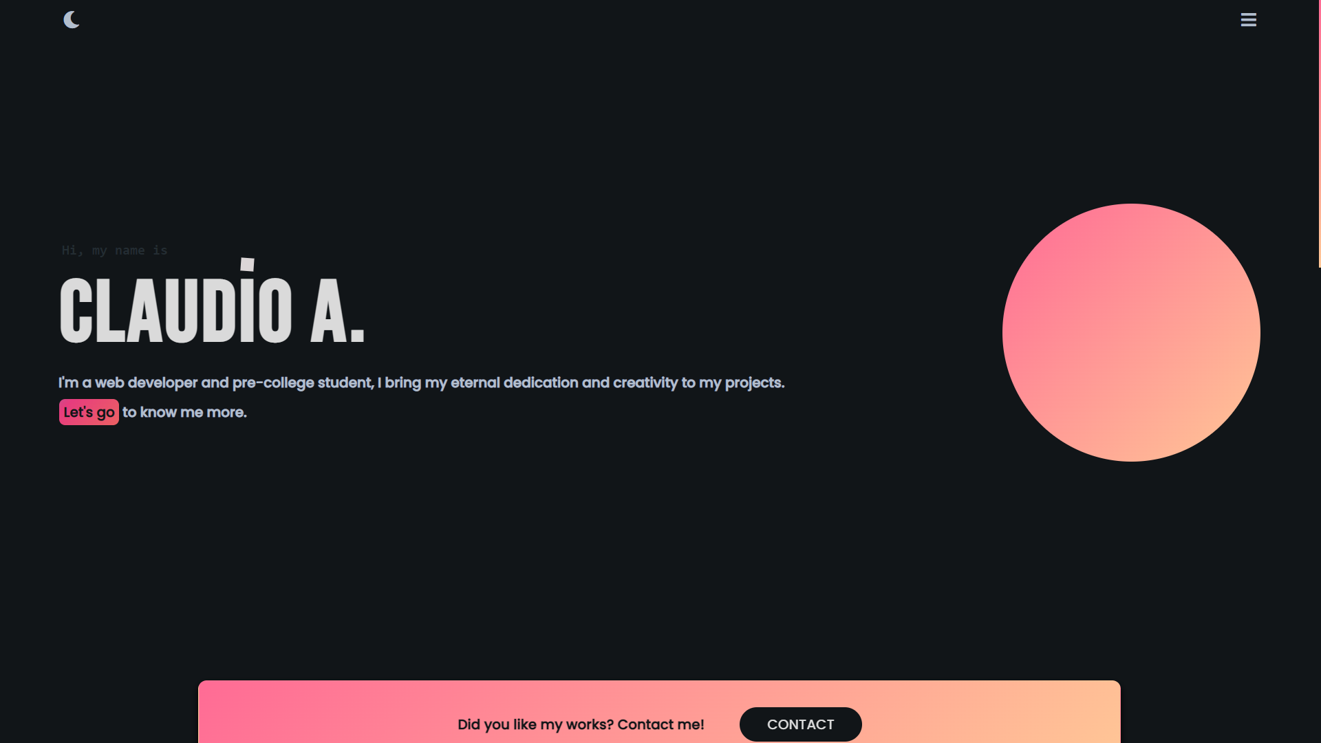 Github Claudioavgo Website
