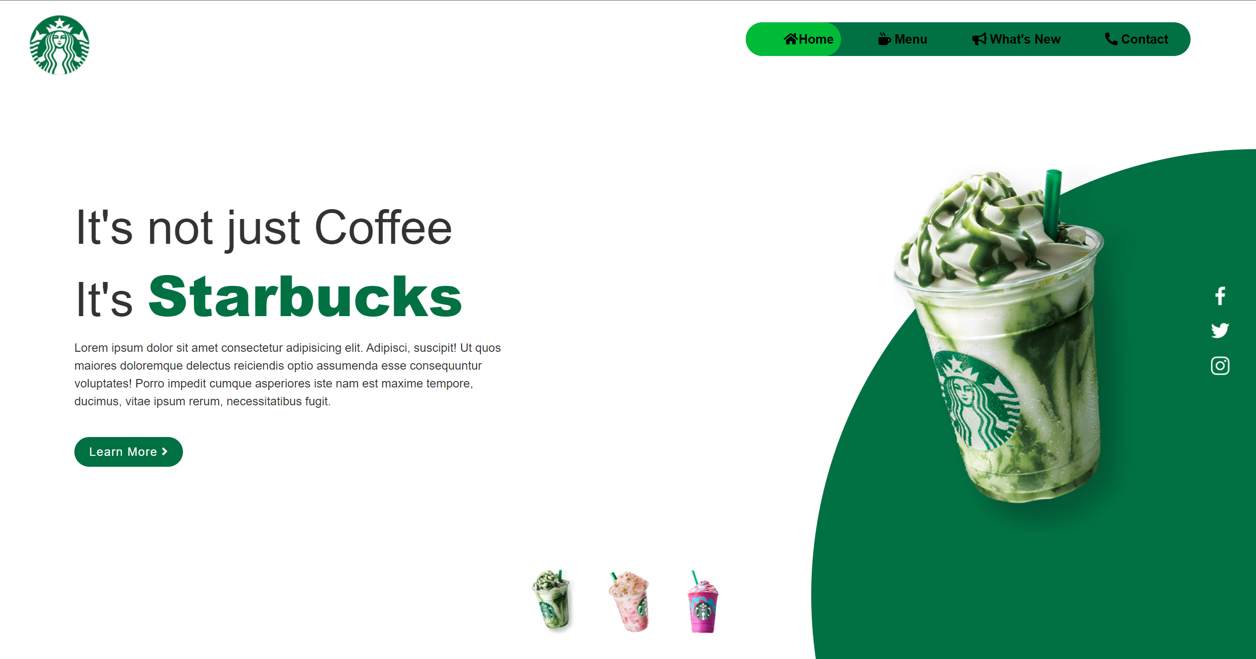 GitHub - NaveenJc10/Starbucks: Clone Home Page Clone of Starbucks (Static )