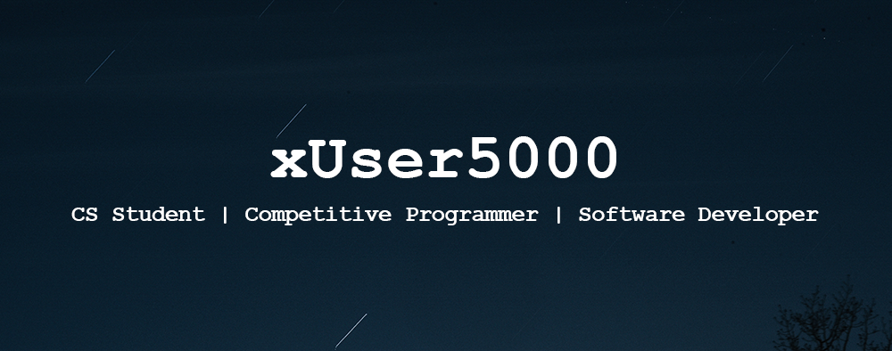 GitHub - xUser5000/xUser5000: My Profile README