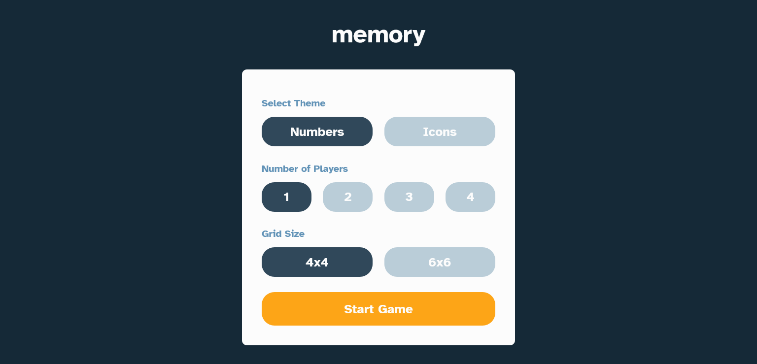 GitHub - Absolam/Memory-Game