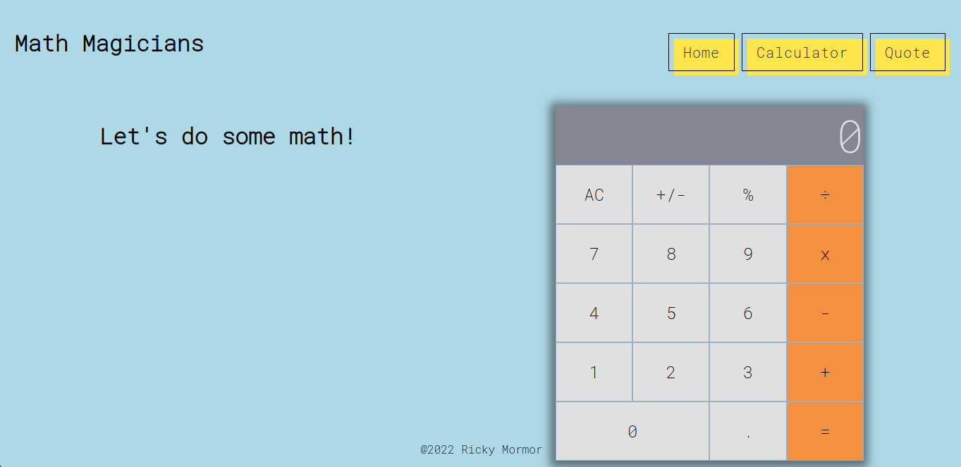 GitHub - cwaku/math-magicians: "Math magicians" is a website for all ...