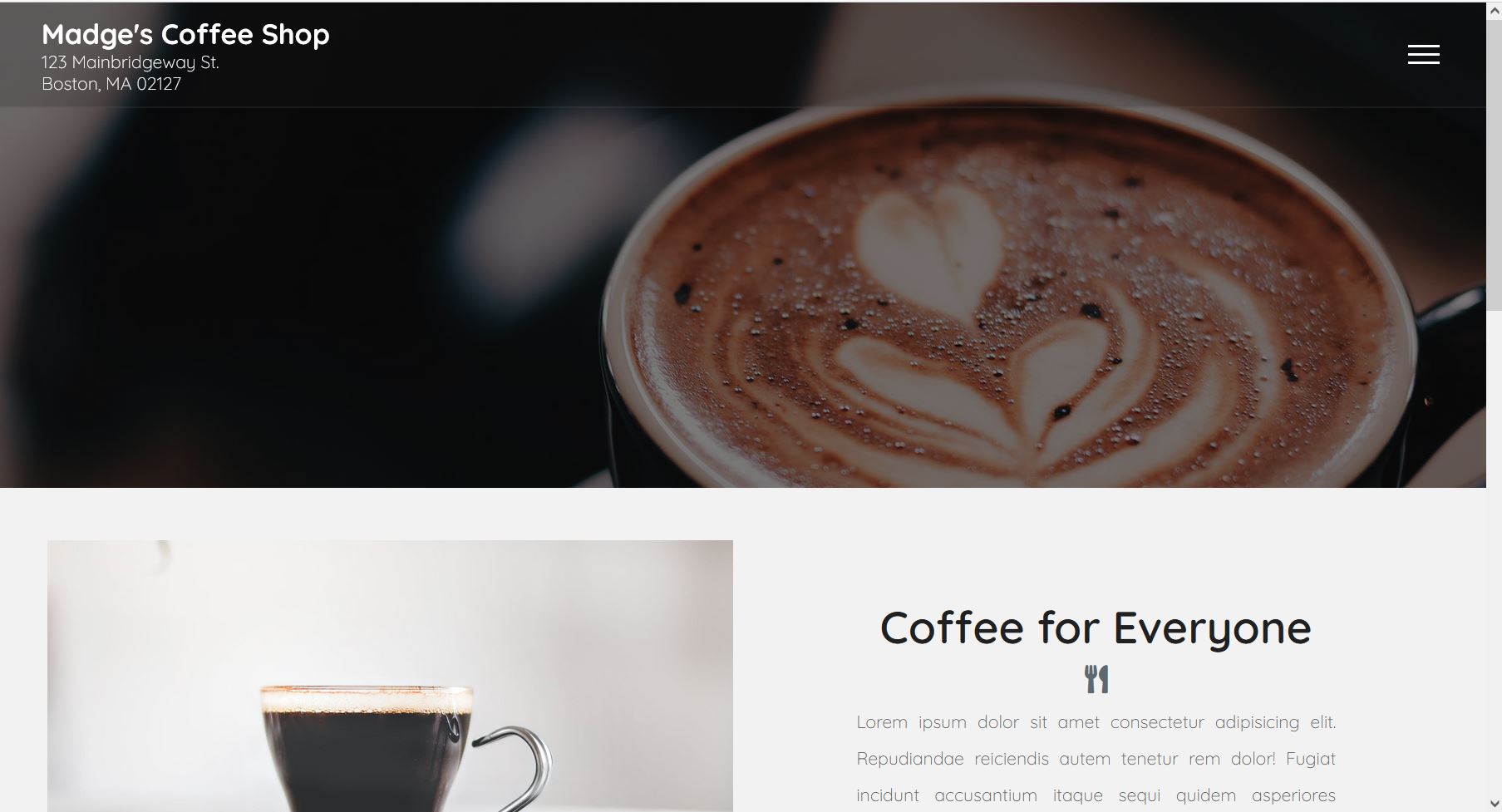 GitHub - LataniaReece/CoffeeShop: Frontend Site (HTML, CSS, JS)