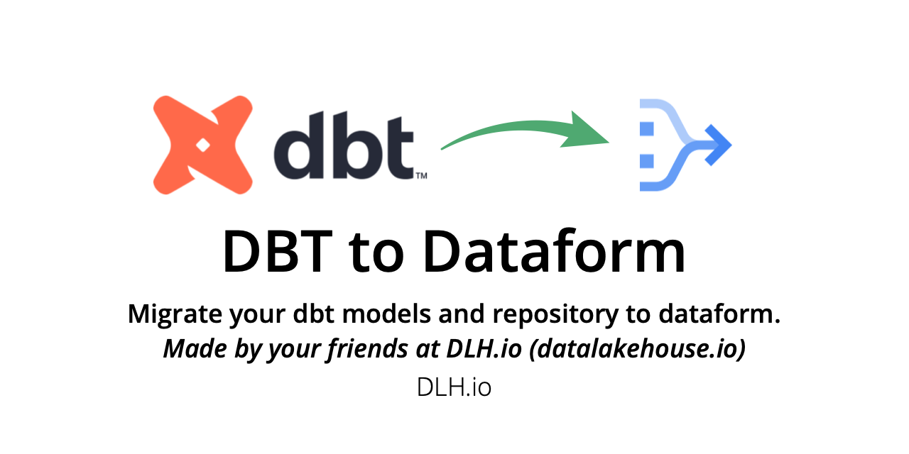 Github Datalakehousedbt To Dataform Dbt To Dataform Converter 